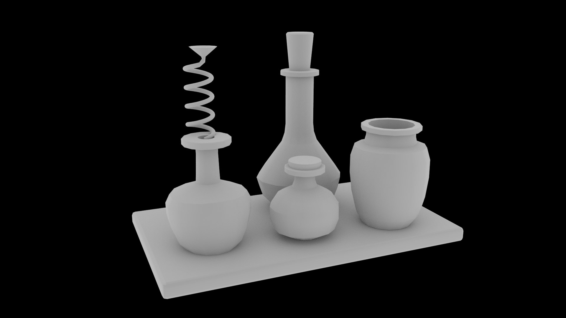 Potions 3D model - TurboSquid 1941882