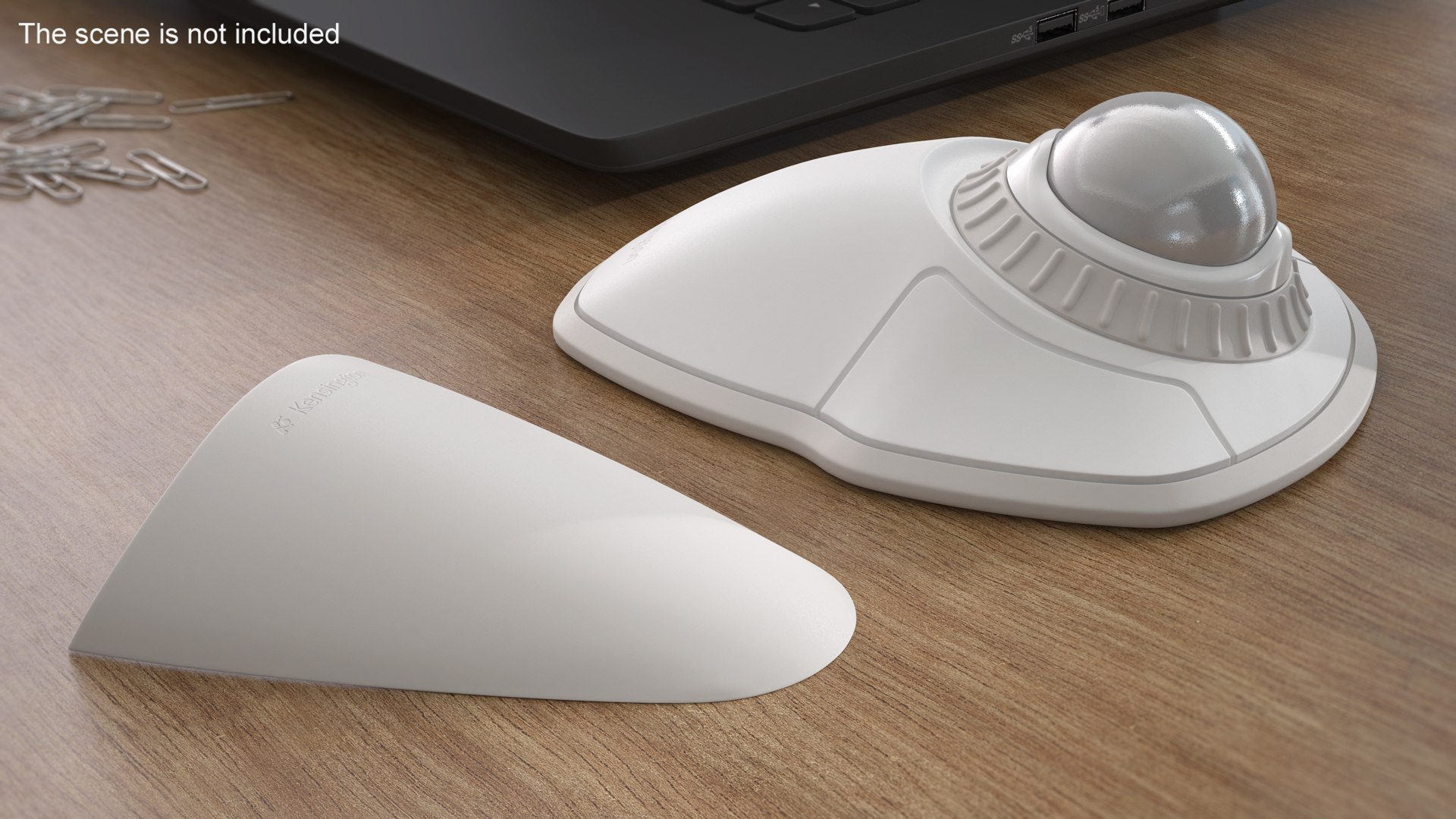 Trackball Mouse White Color model - TurboSquid 2160866