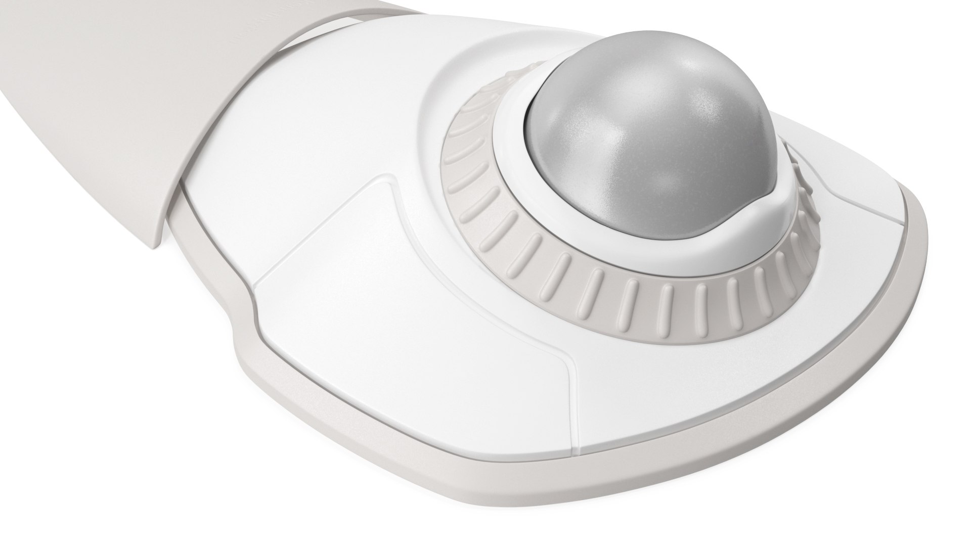 Trackball Mouse White Color model - TurboSquid 2160866