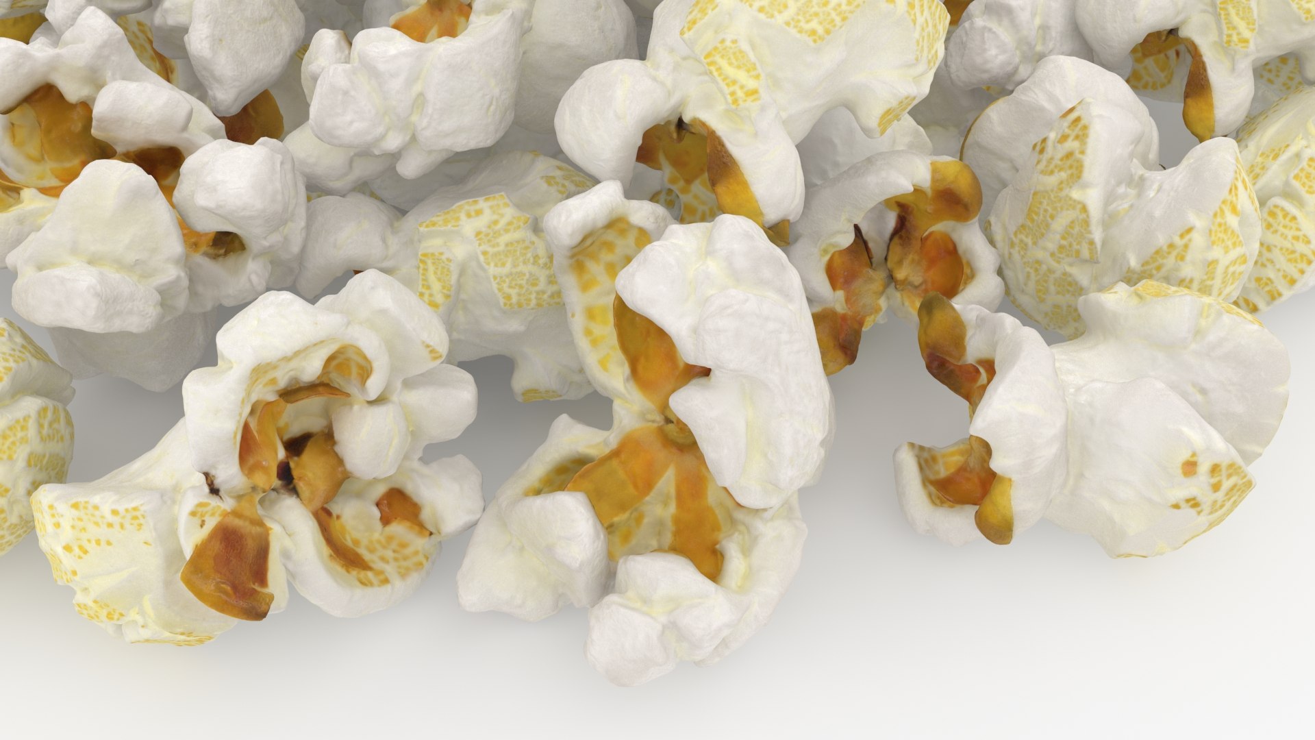 Popcorn Pile Model - TurboSquid 2256921