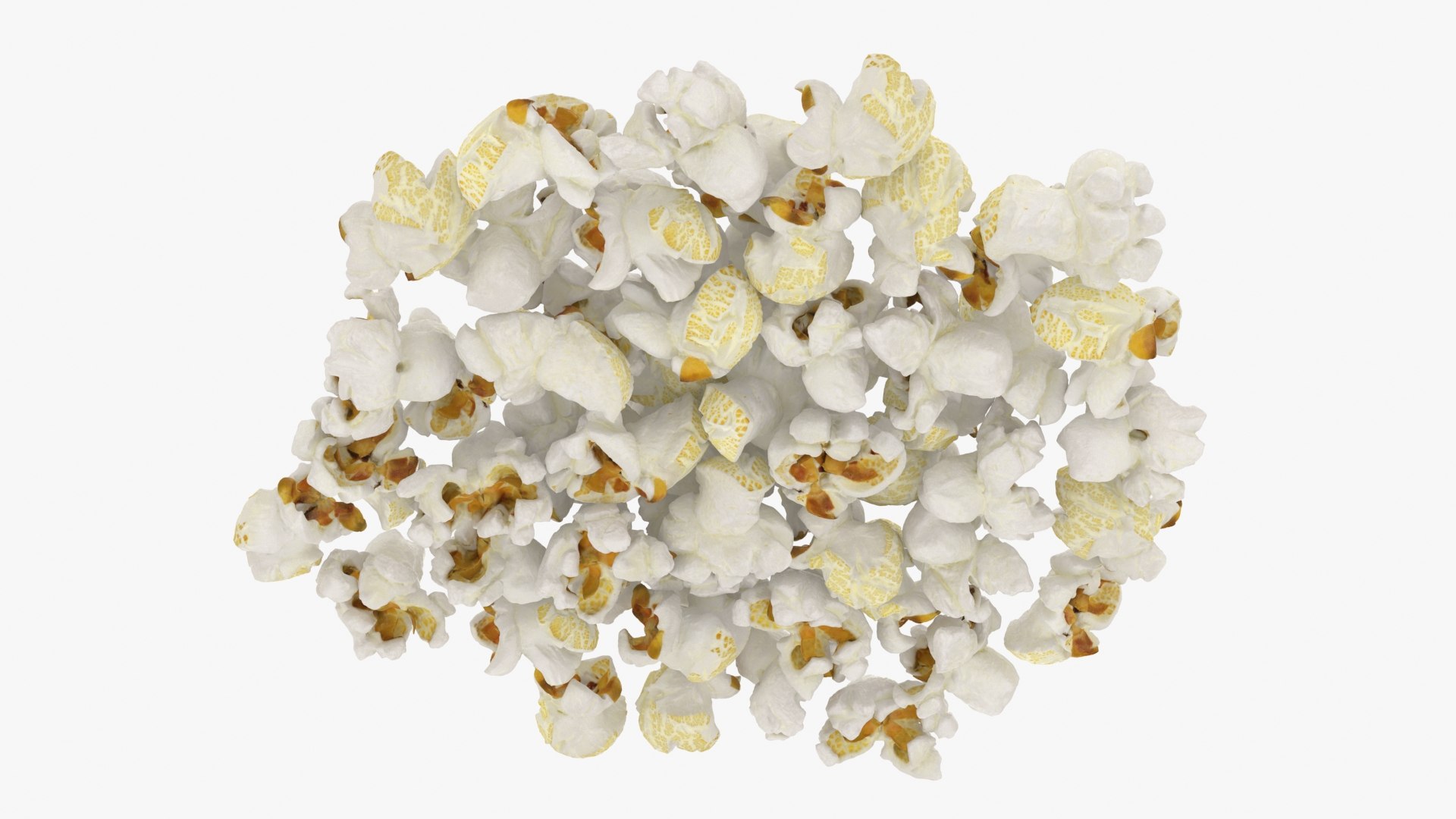 Popcorn Pile Model - TurboSquid 2256921
