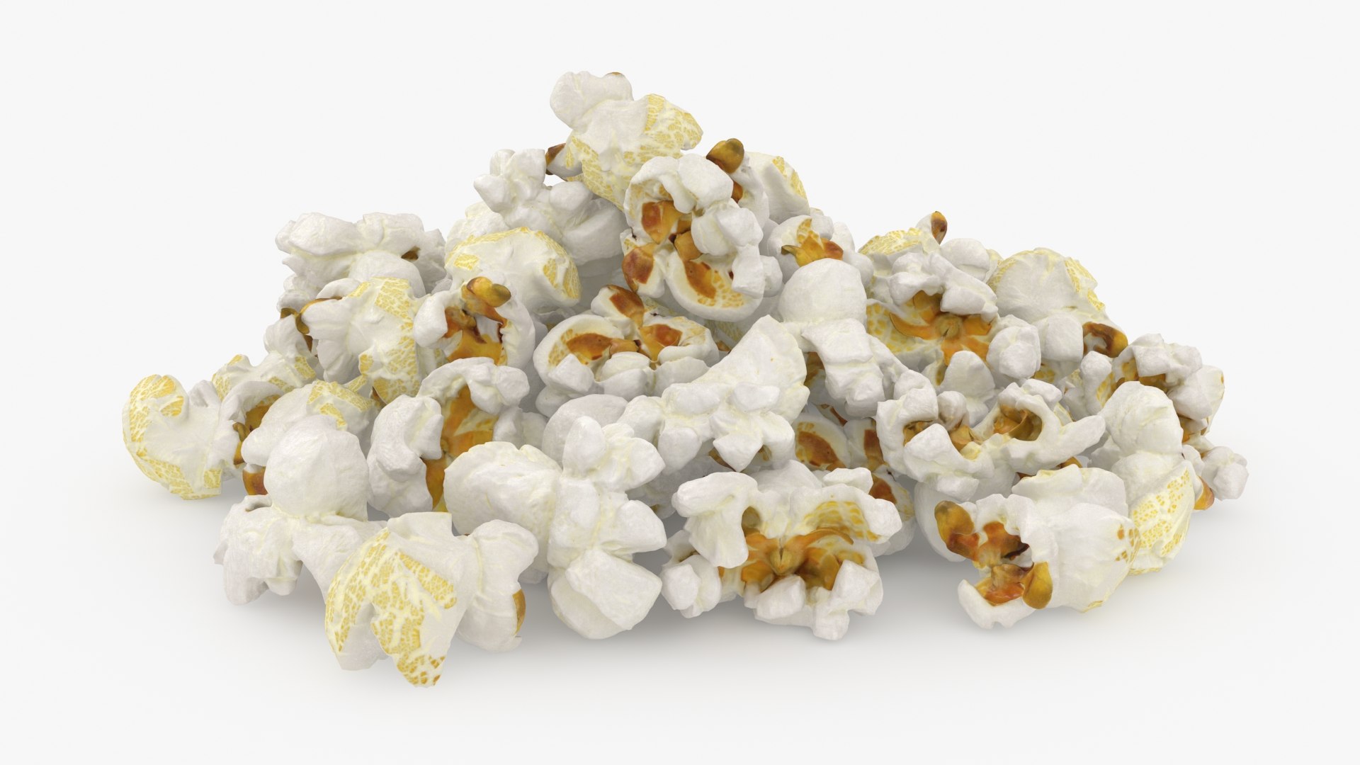 Popcorn Pile Model - TurboSquid 2256921