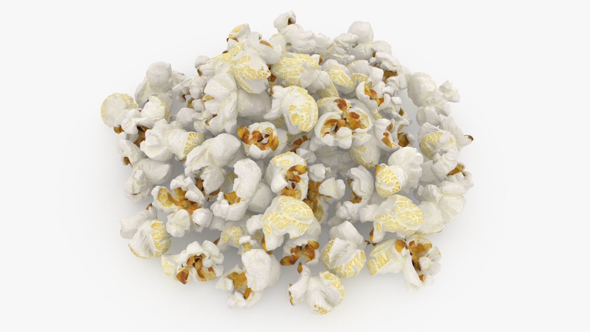 Popcorn Pile Model - TurboSquid 2256921