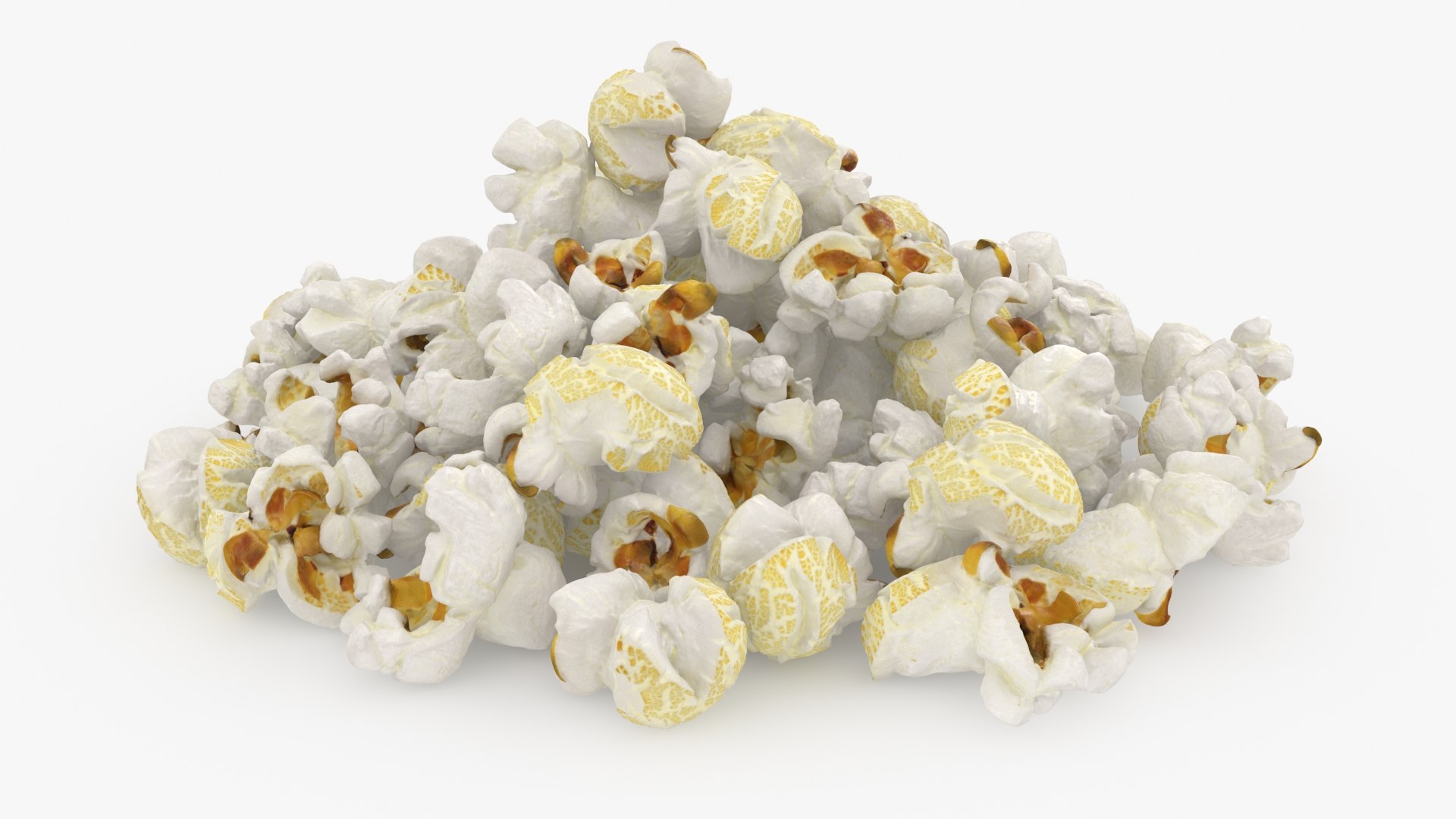 Popcorn Pile Model - TurboSquid 2256921