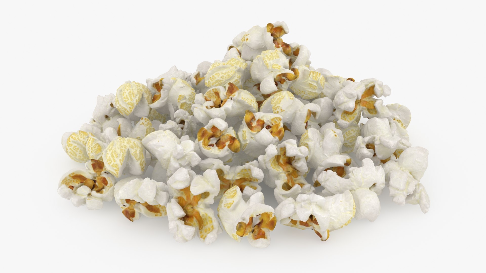 Popcorn Pile Model - TurboSquid 2256921