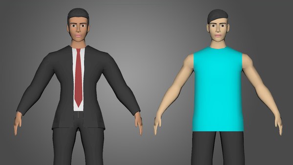 Character male 3D model - TurboSquid 1666003