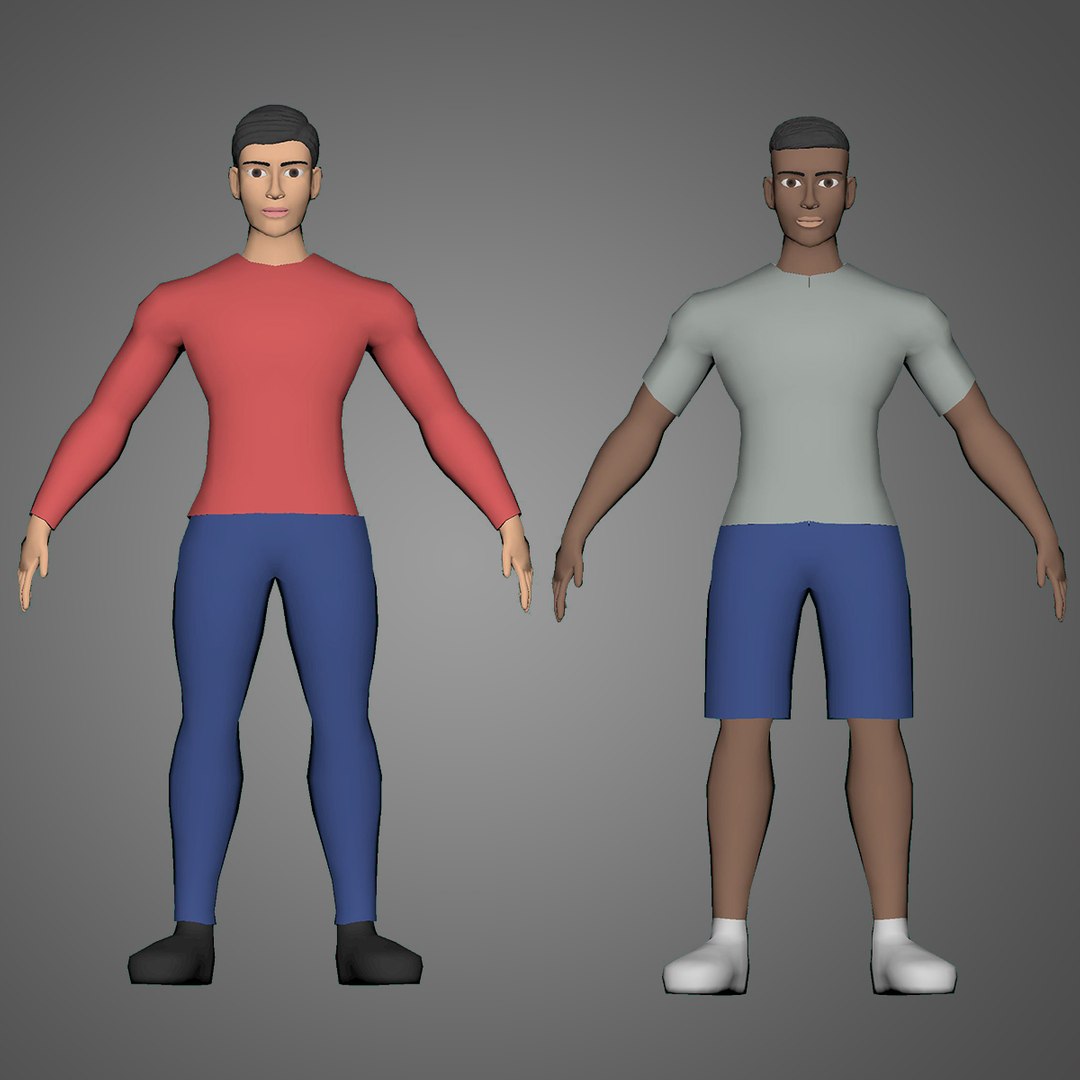 Character Male 3D Model - TurboSquid 1666003