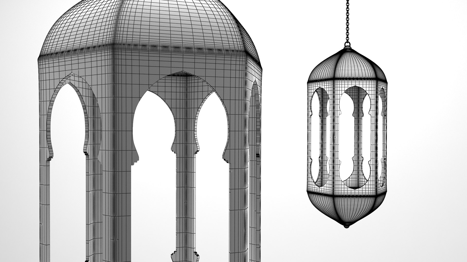 Ramadan Set 3D Model - TurboSquid 1784463