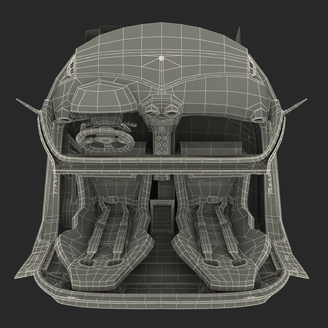 maserati mc12 interior v2 obj
