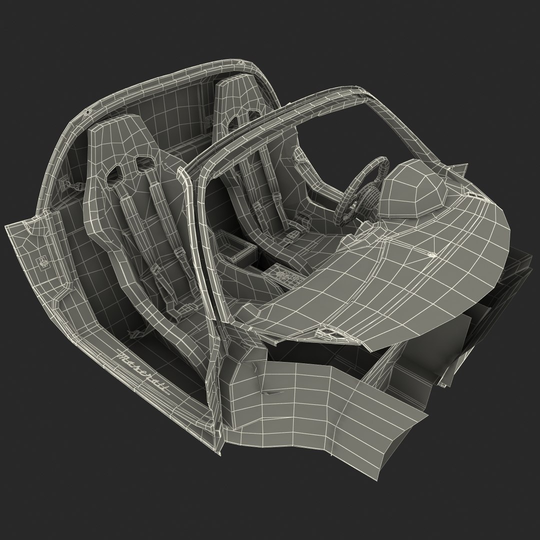 maserati mc12 interior v2 obj