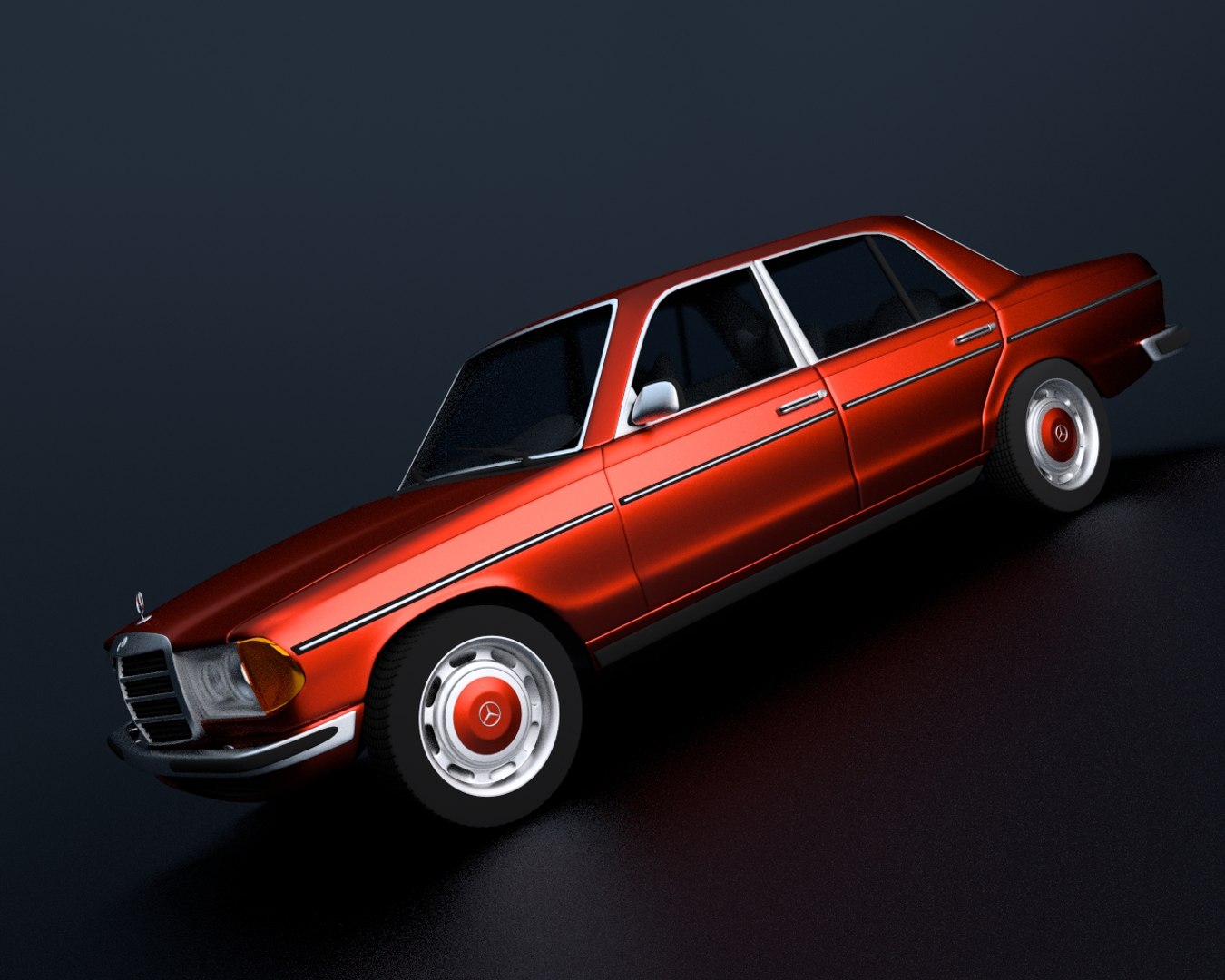 Mercedes W123 3d Model