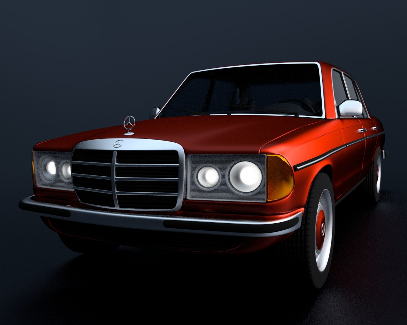 Mercedes W123 3d Model