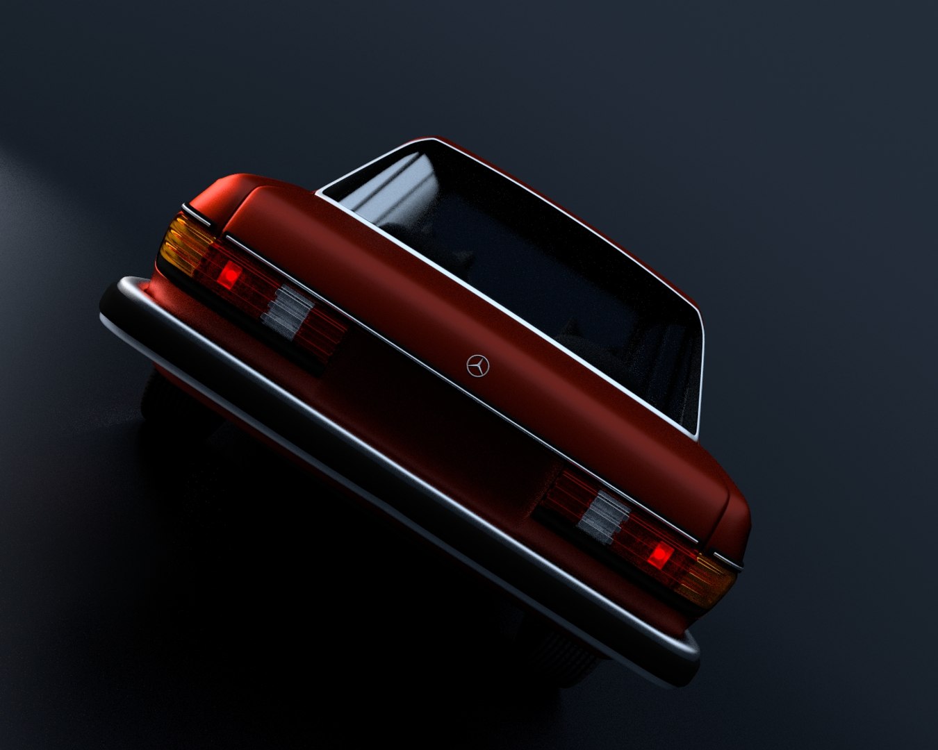 Mercedes W123 3d Model
