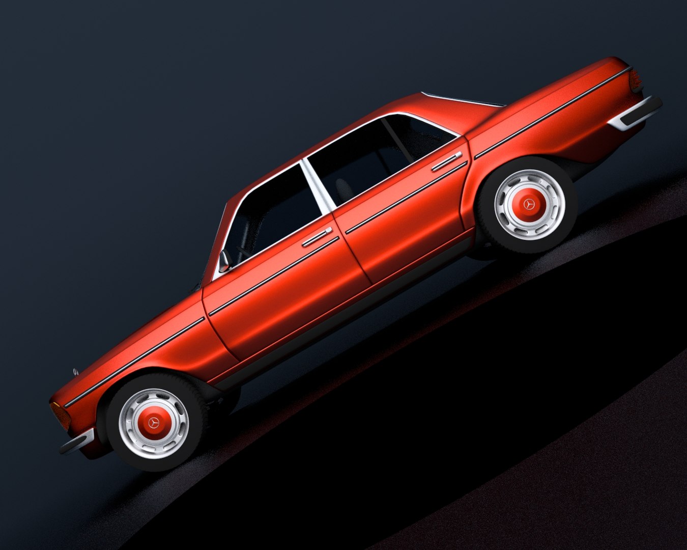 Mercedes W123 3d Model