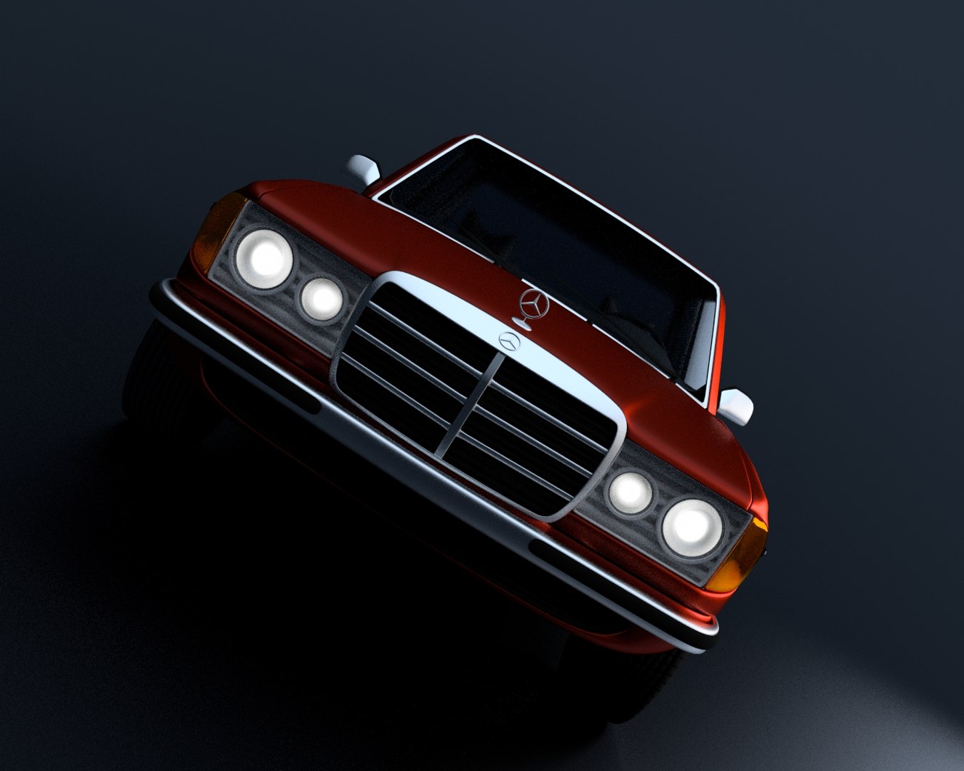 Mercedes W123 3d Model