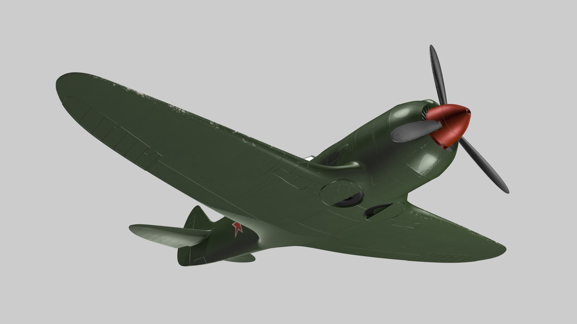 La-5 lavochkin fighter 3D - TurboSquid 1204844