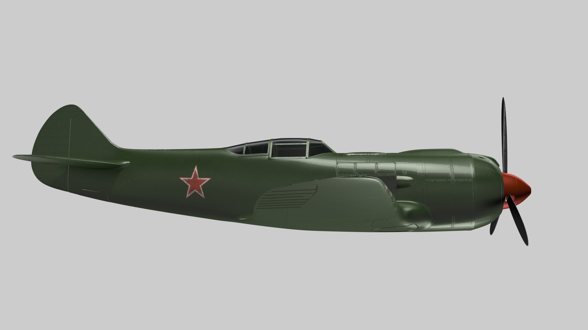 La-5 lavochkin fighter 3D - TurboSquid 1204844