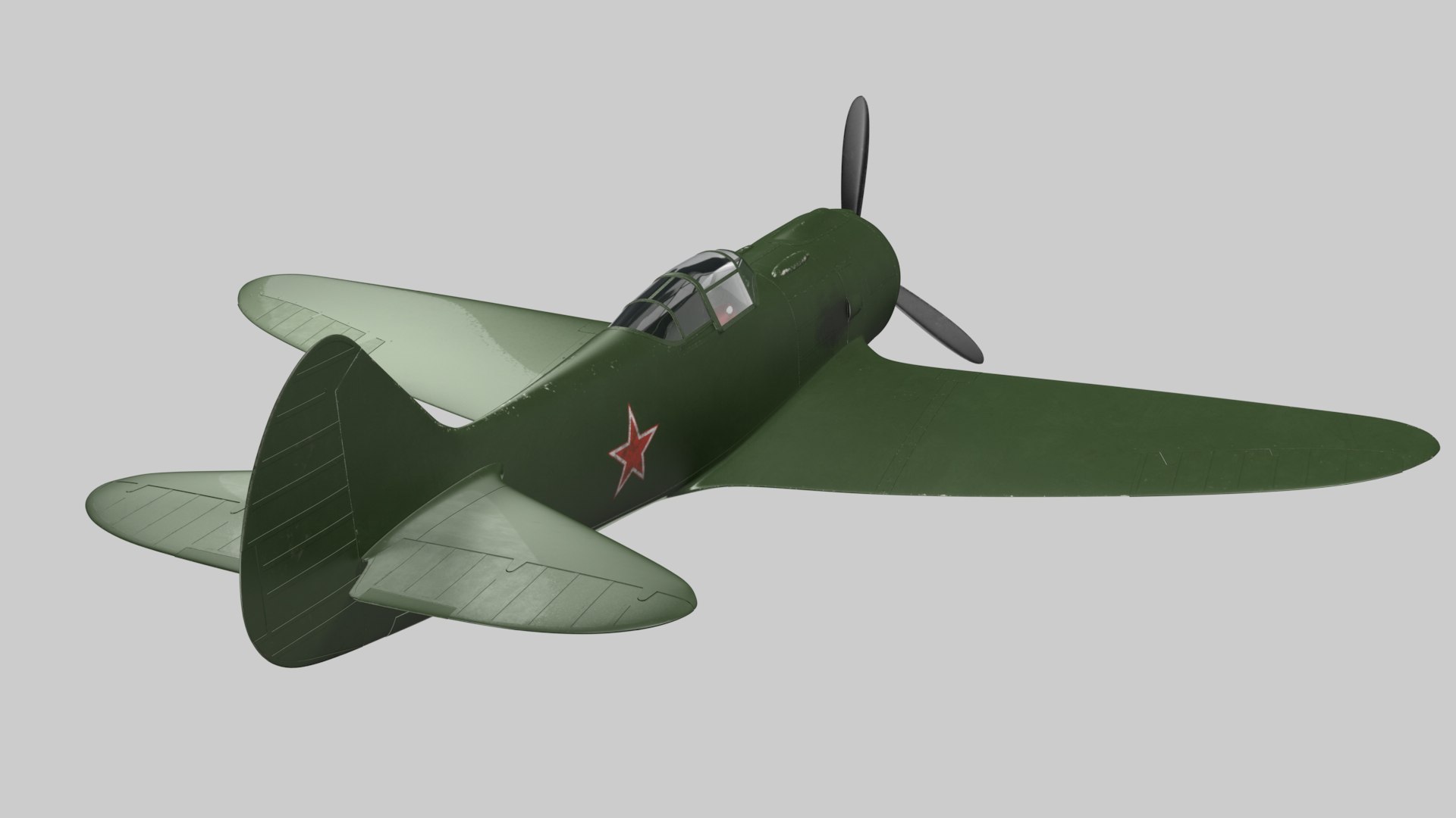 La-5 lavochkin fighter 3D - TurboSquid 1204844