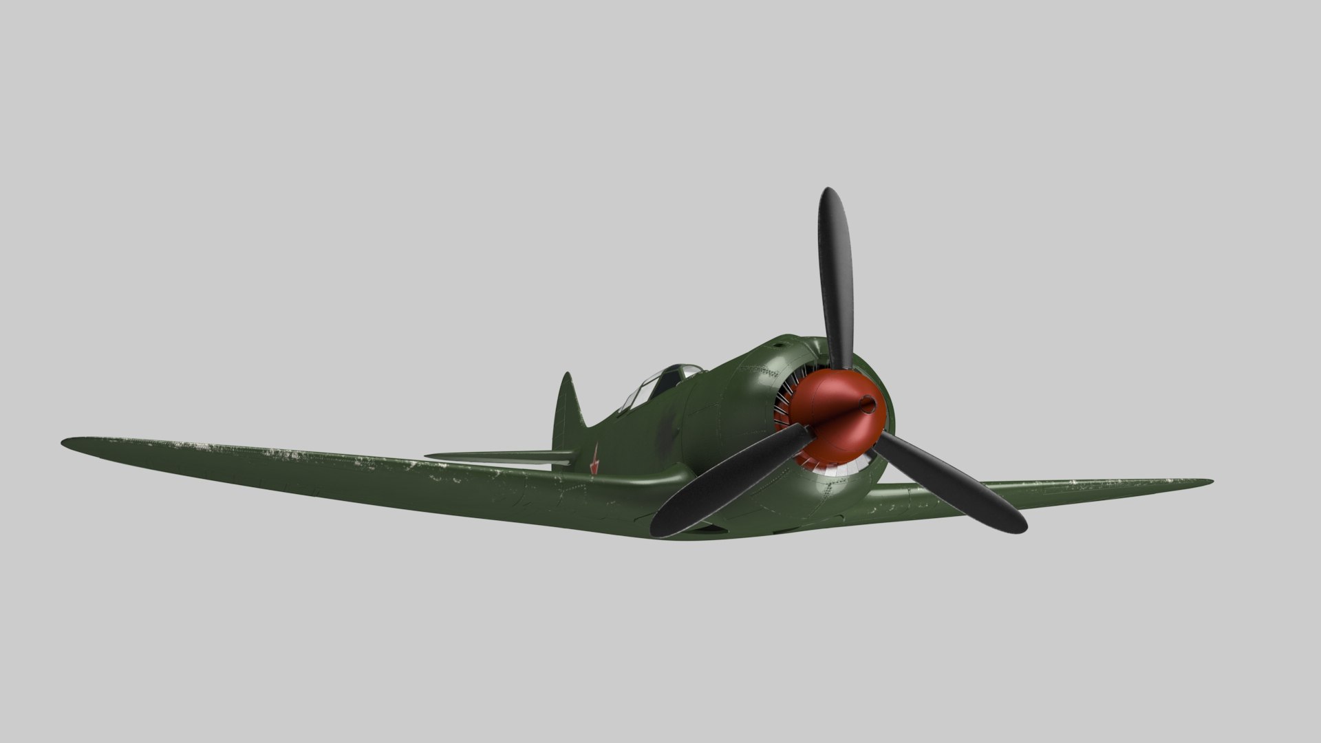 La-5 lavochkin fighter 3D - TurboSquid 1204844