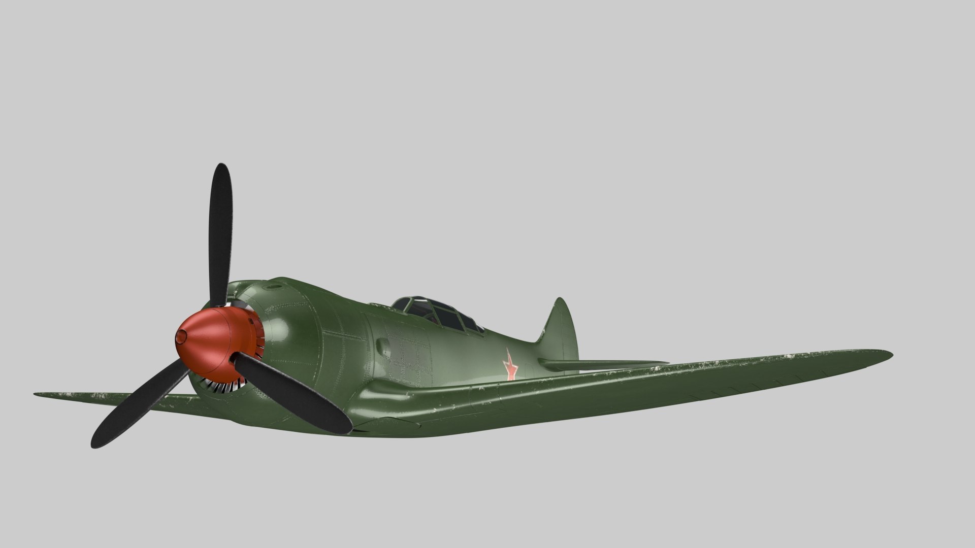 La-5 lavochkin fighter 3D - TurboSquid 1204844