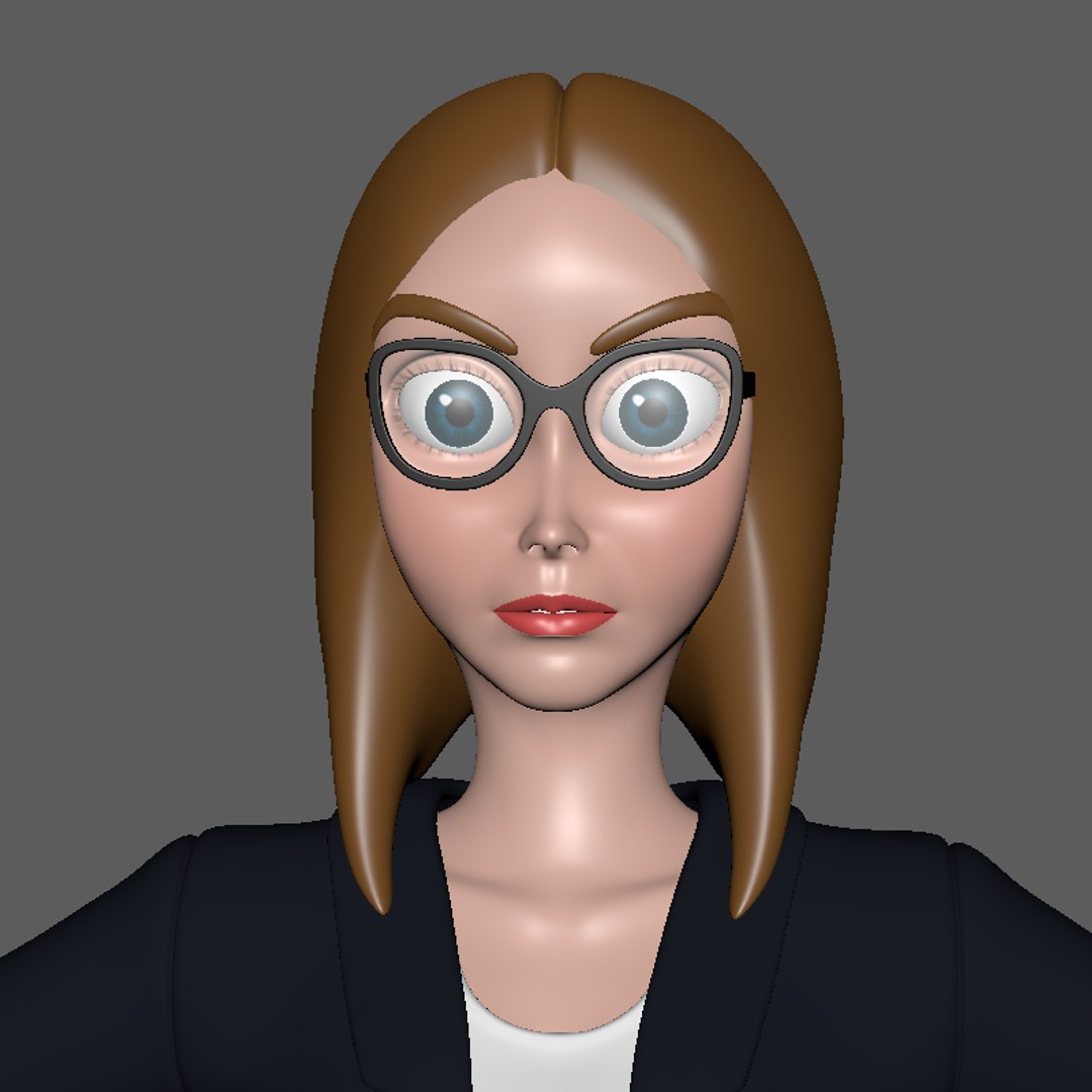3D business woman - TurboSquid 1515489