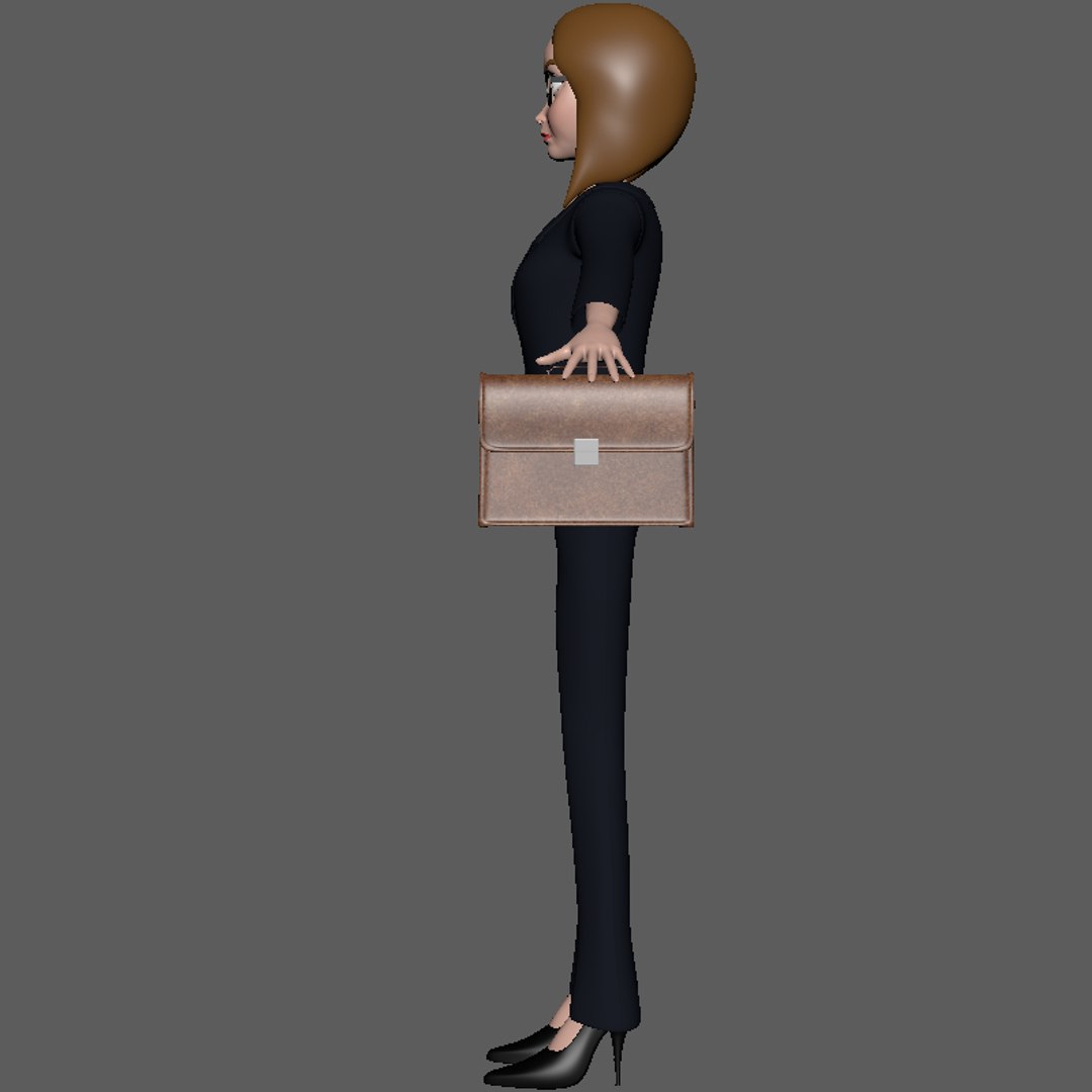 3D business woman - TurboSquid 1515489