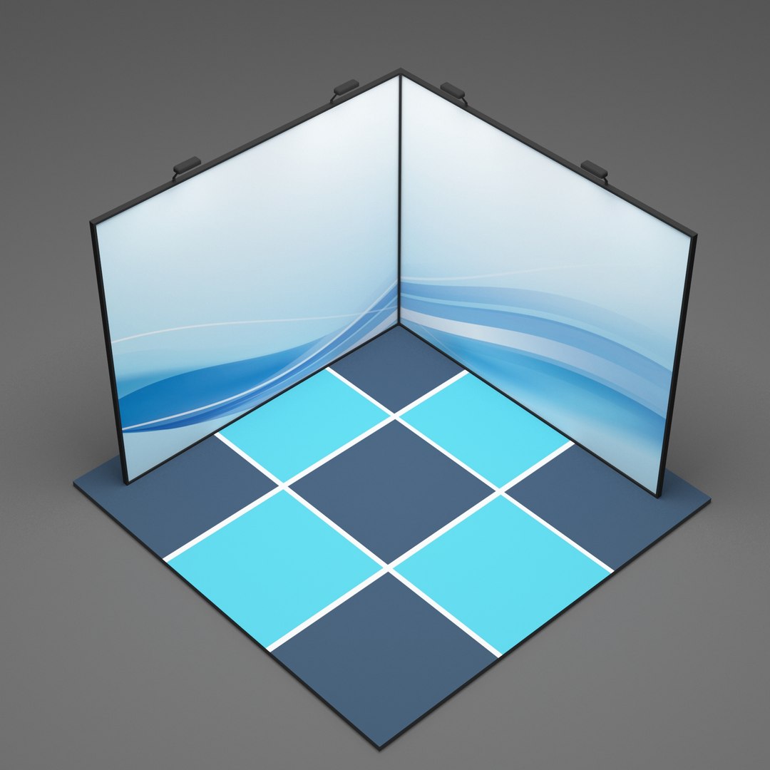 3D Booth display - TurboSquid 1946777