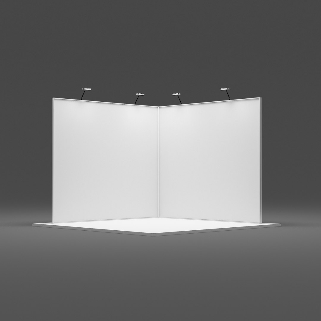 3D Booth display - TurboSquid 1946777