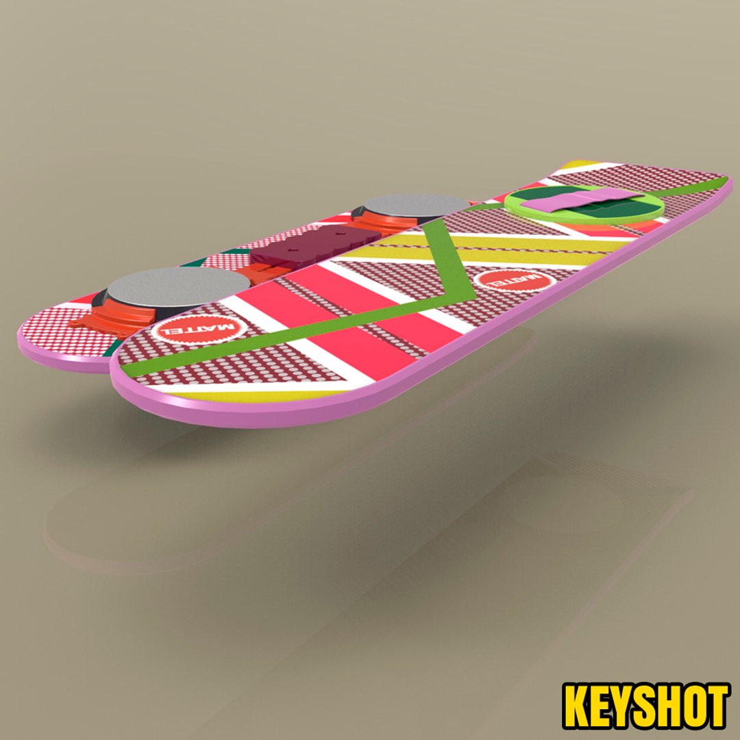 Future Hoverboard 3d Model