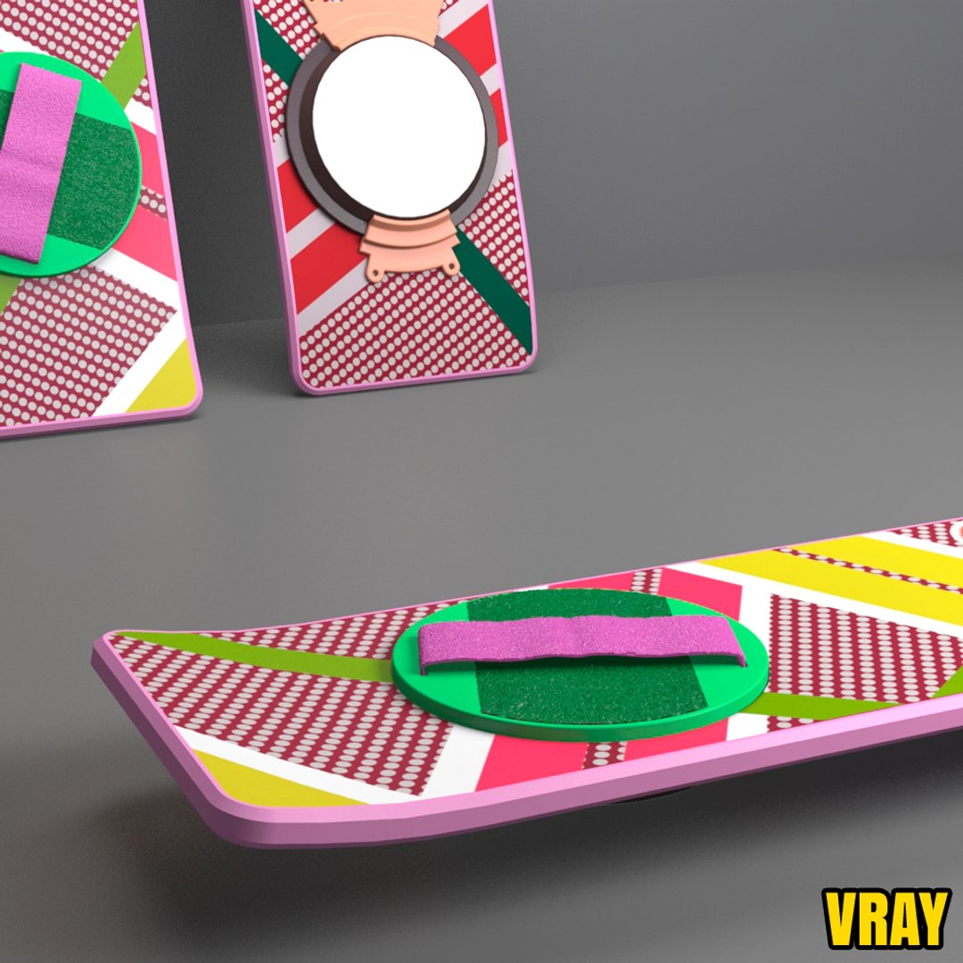 Future Hoverboard 3d Model