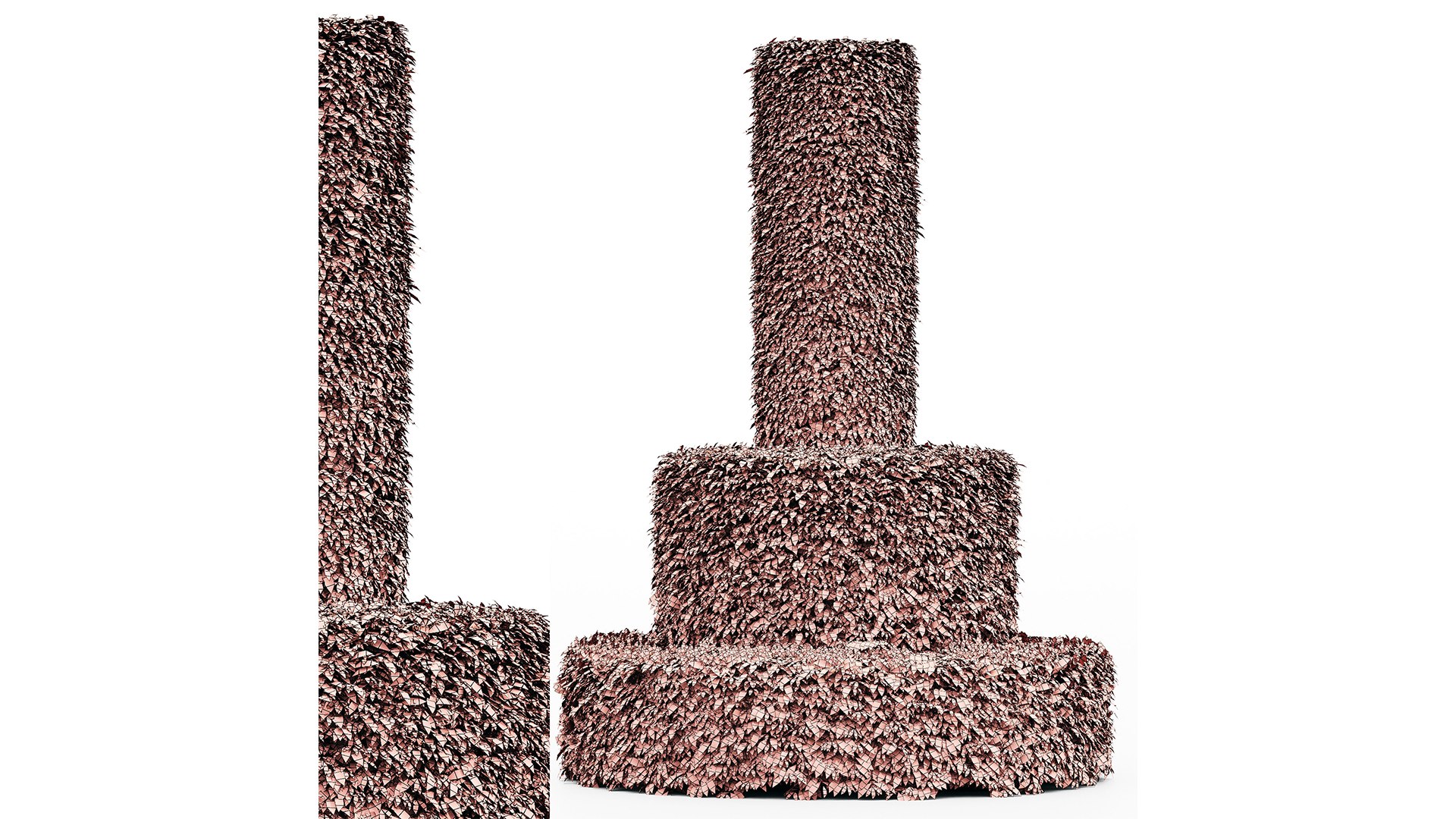 Dwarf Yaupon Holly - Cylinder 3D Model - TurboSquid 2242820