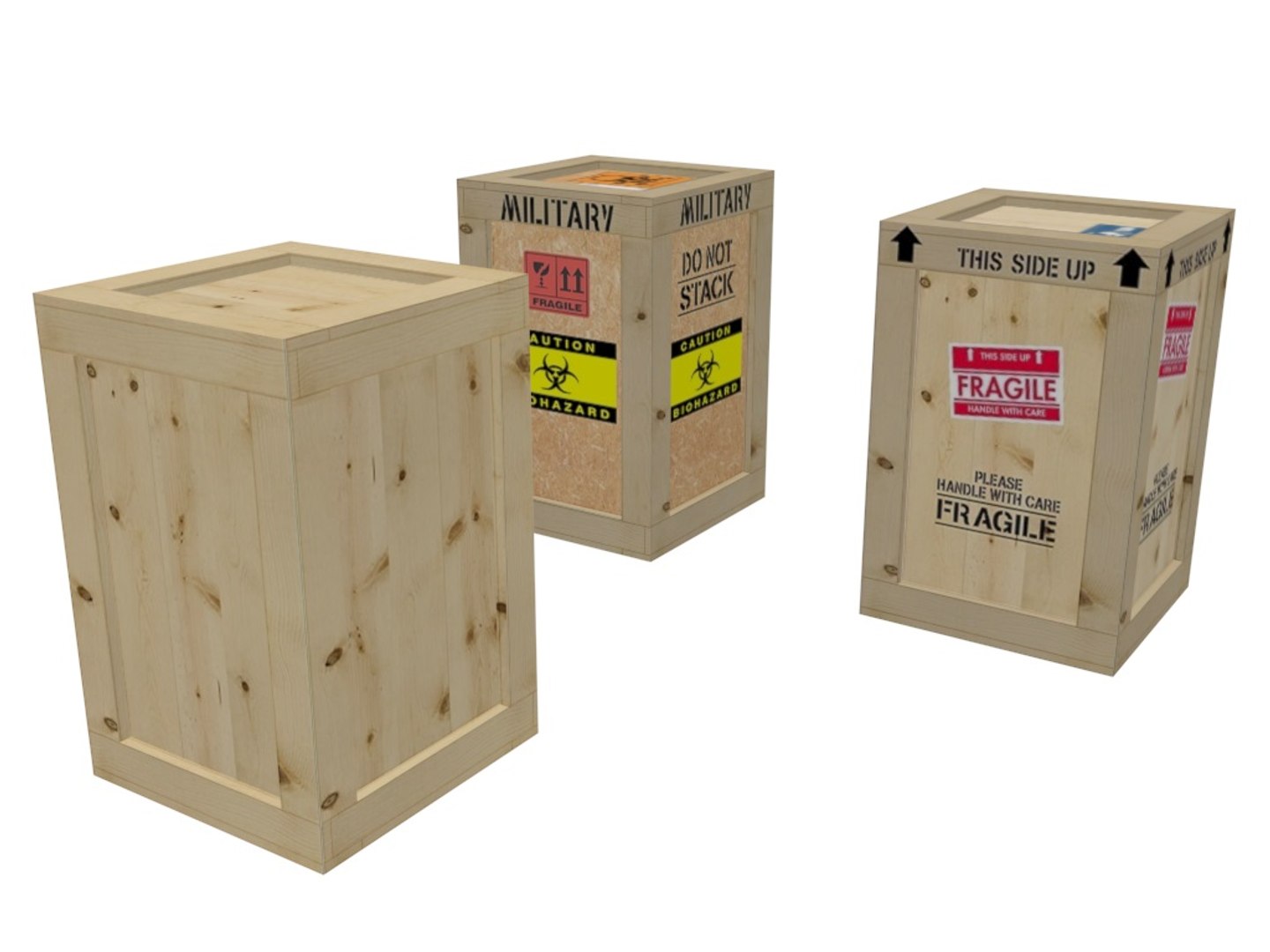 3d Crate Games Model