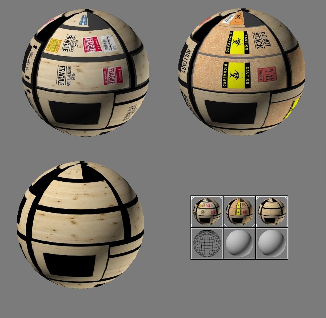 3d Crate Games Model