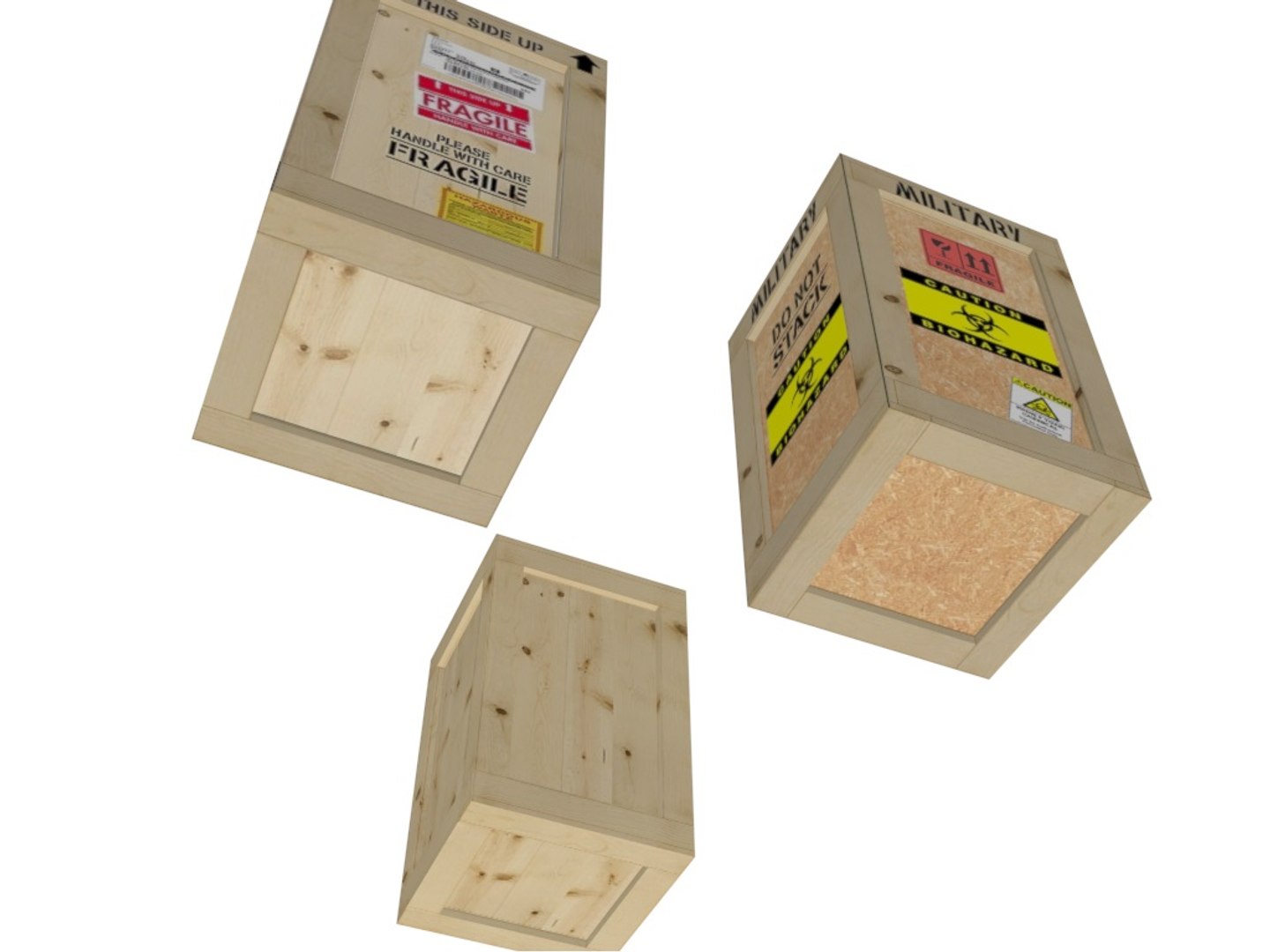 3d Crate Games Model