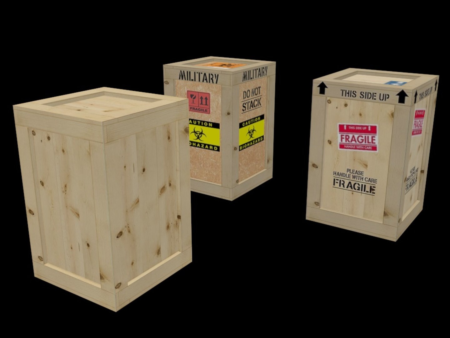 3d Crate Games Model
