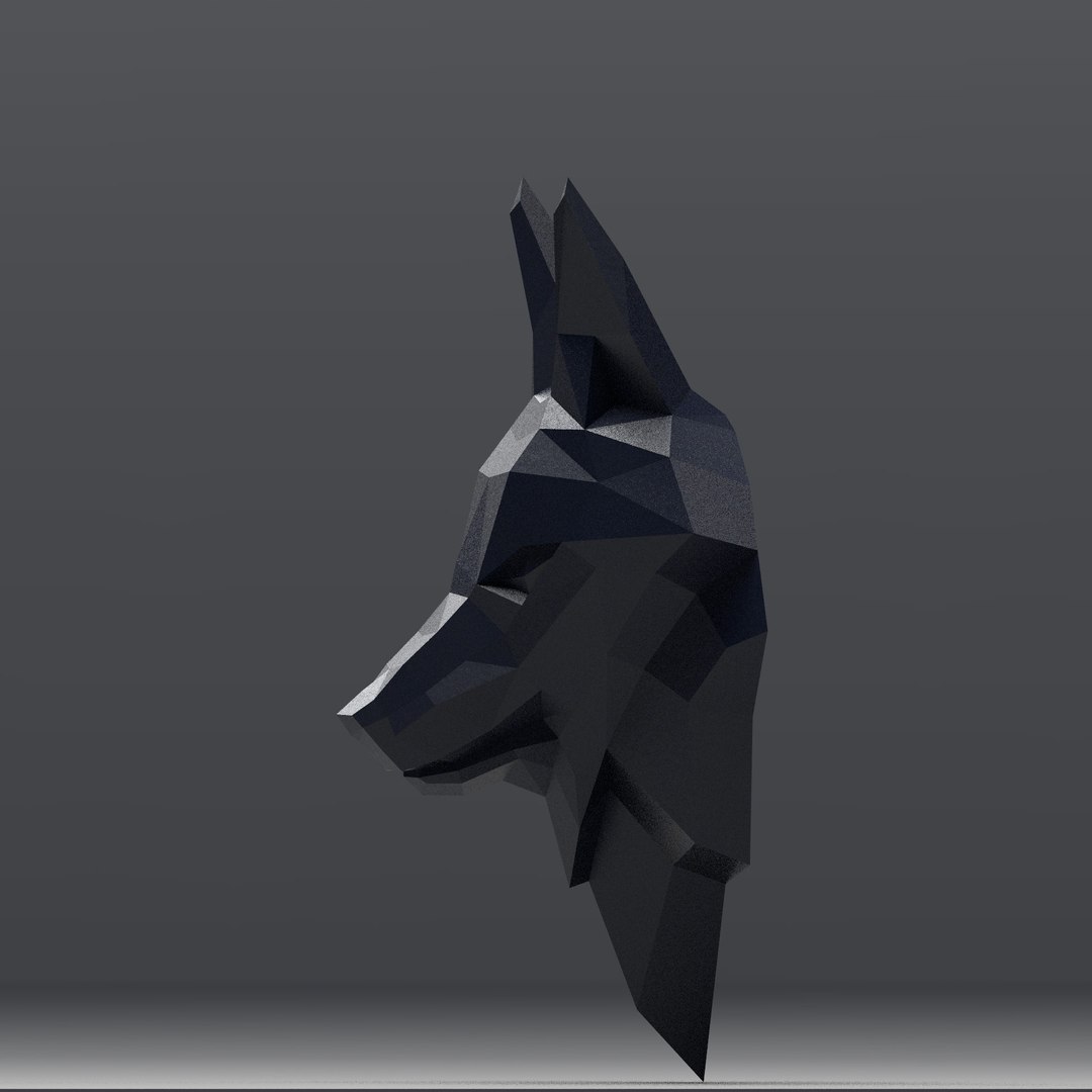 3D Print Fox Head - TurboSquid 1676671