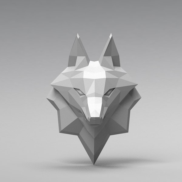 3D print fox head - TurboSquid 1676671