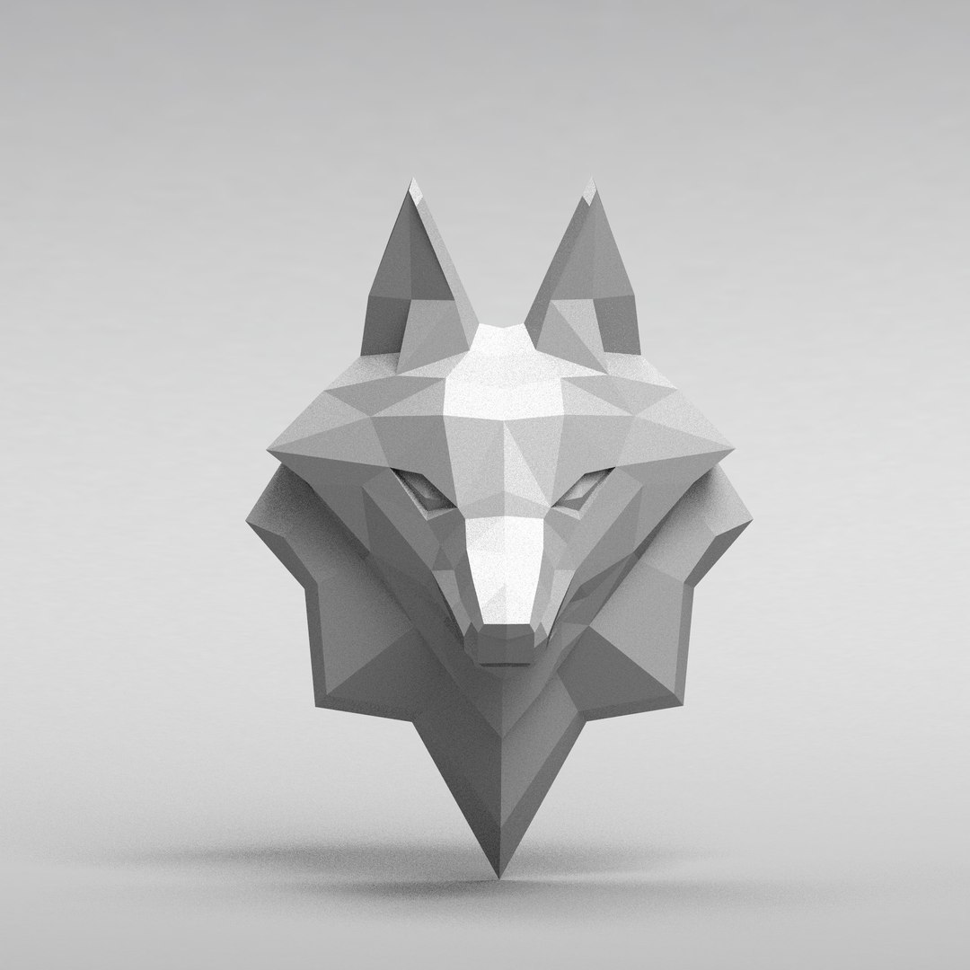 3D print fox head - TurboSquid 1676671