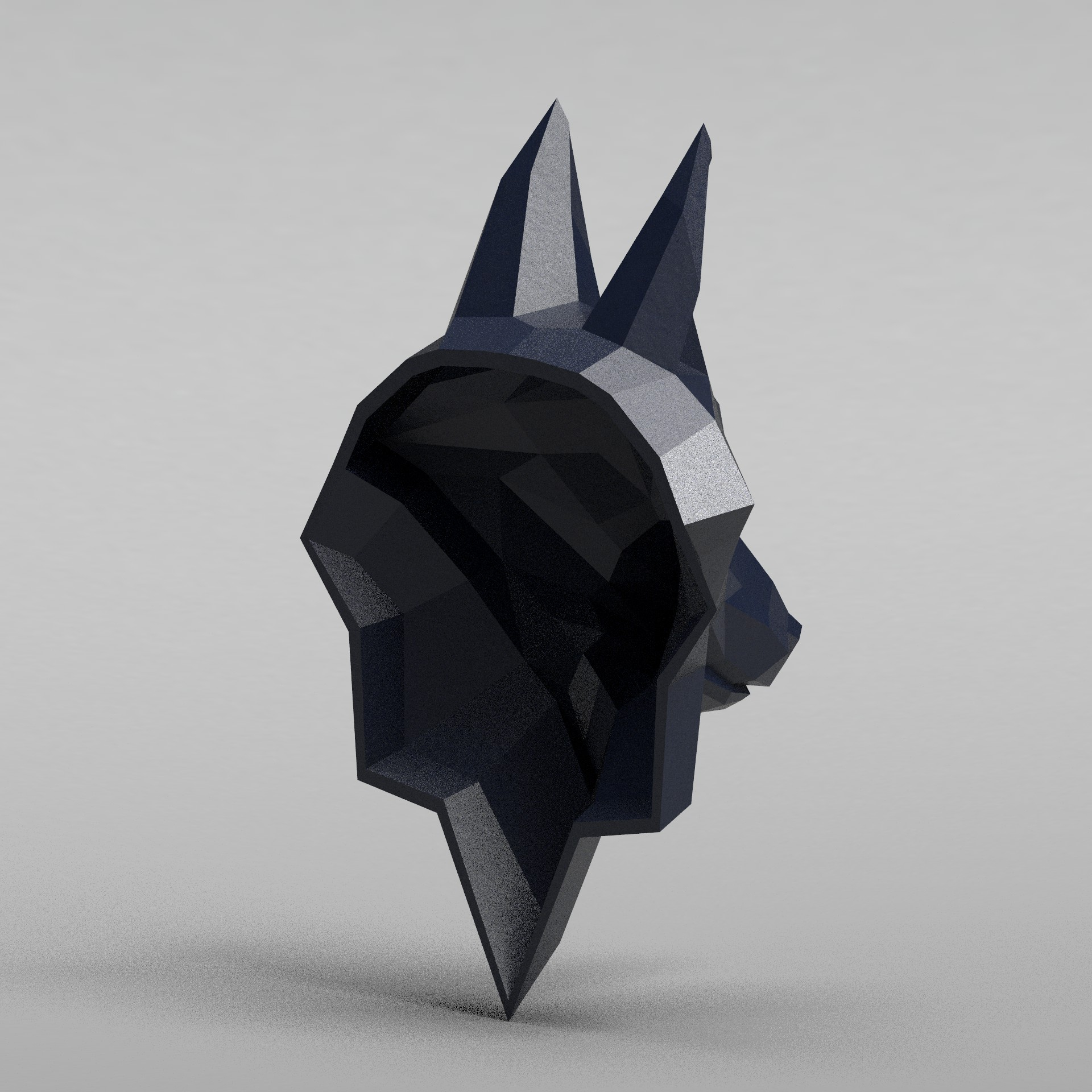 3D print fox head - TurboSquid 1676671