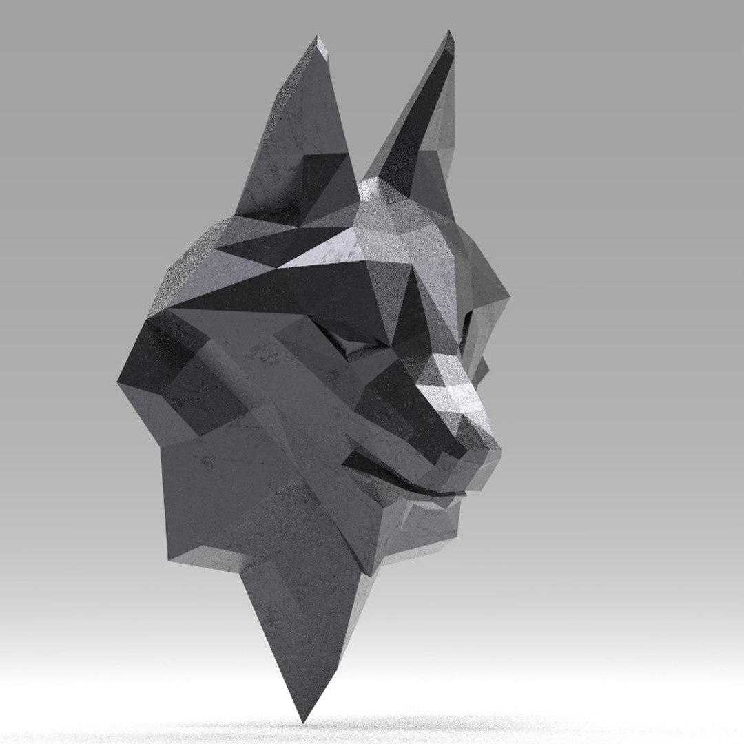 3D Print Fox Head - TurboSquid 1676671