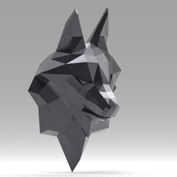 3D print fox head - TurboSquid 1676671