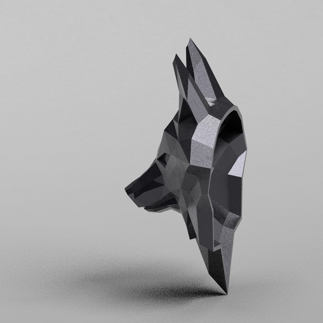 3D print fox head - TurboSquid 1676671