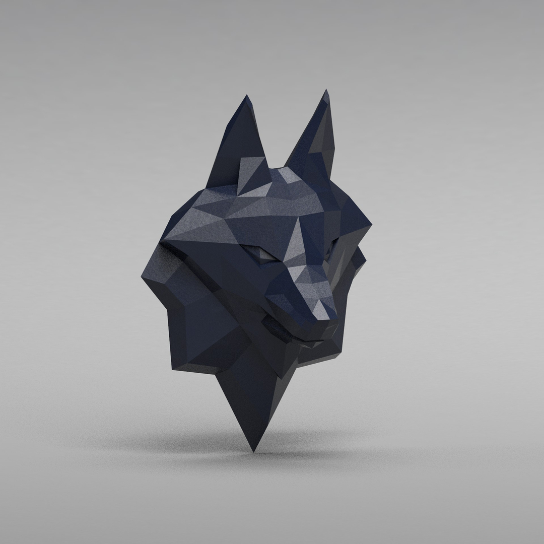 3D print fox head - TurboSquid 1676671