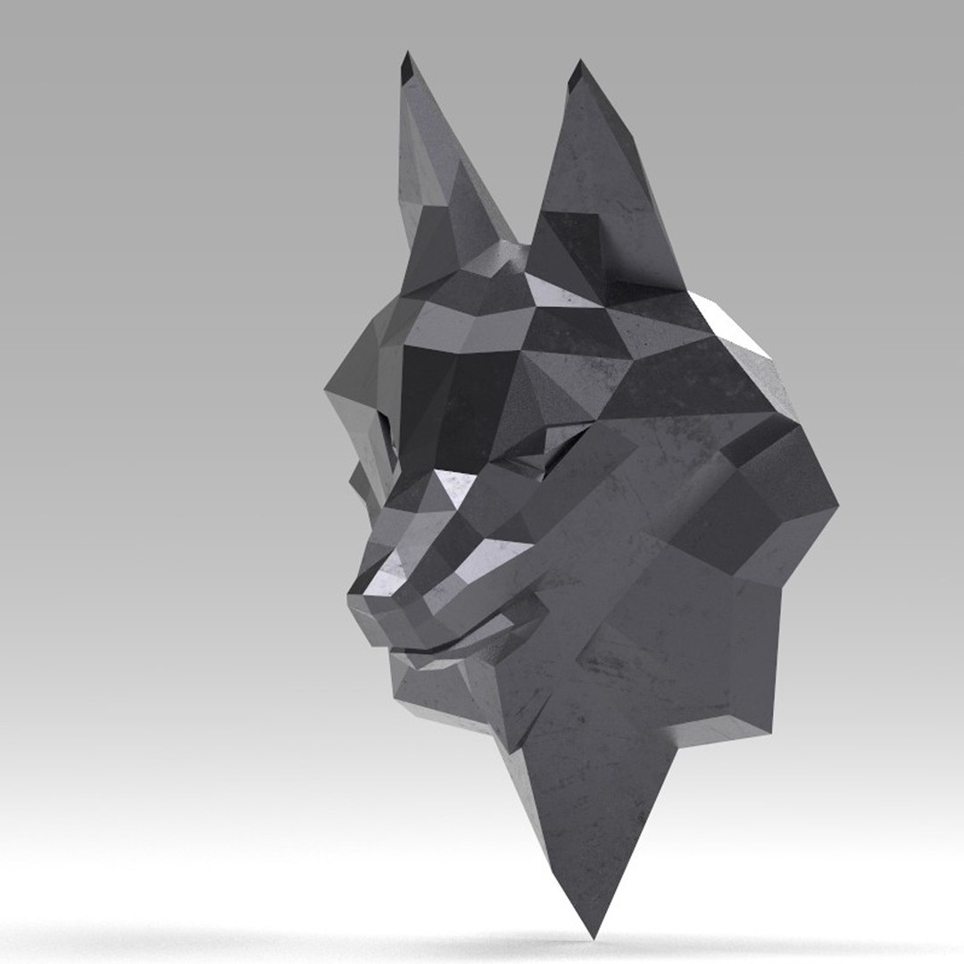 3D Print Fox Head - TurboSquid 1676671