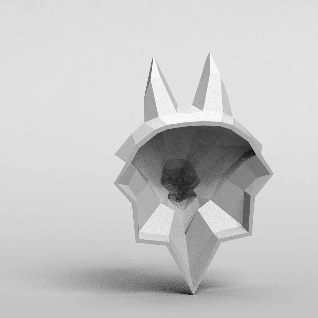 3D print fox head - TurboSquid 1676671