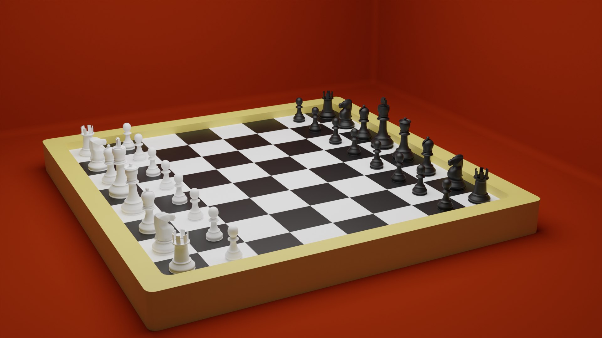 Chess Low Poly Game Ready For Unreal And Blender 3D - TurboSquid 2223944