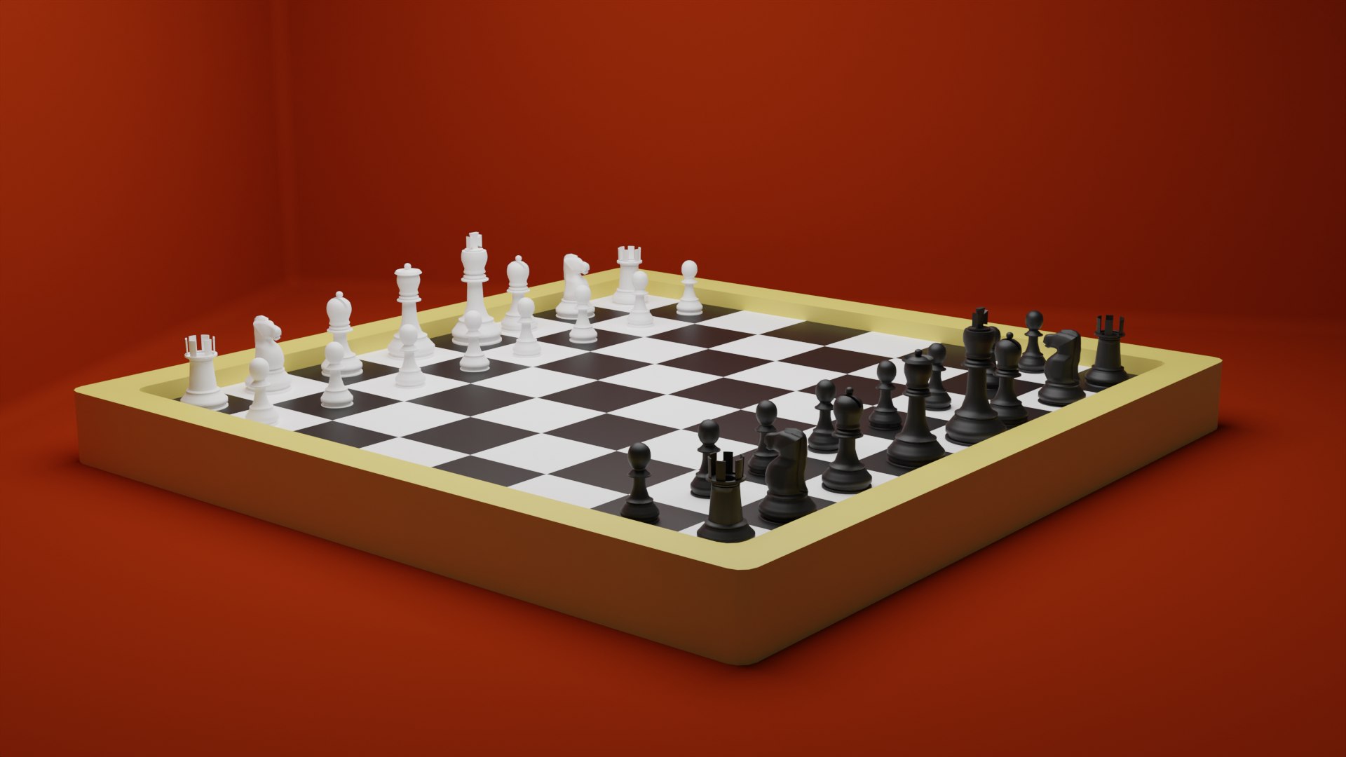 Chess Low Poly Game Ready For Unreal And Blender 3D - TurboSquid 2223944