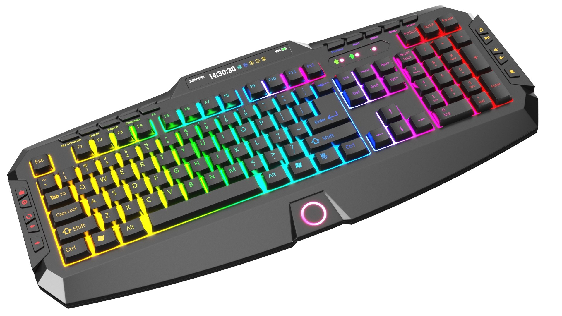 Detailed Gaming Keyboard And Mouse 3D Model - TurboSquid 2301075