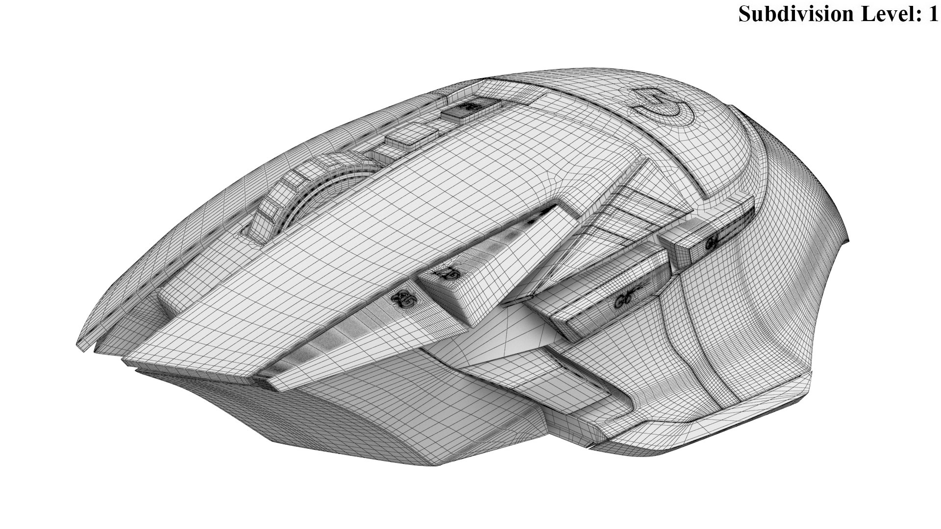 Detailed Gaming Keyboard And Mouse 3D Model - TurboSquid 2301075