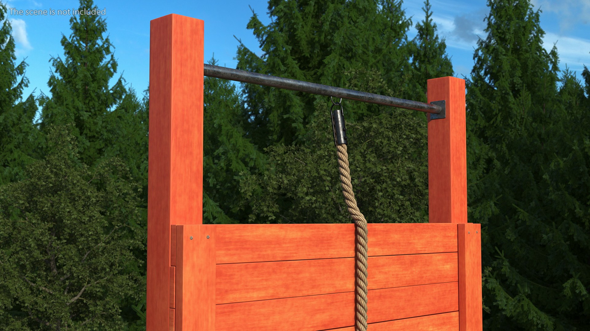 3D Obstacle Course Wall With Rope Model - TurboSquid 1902535